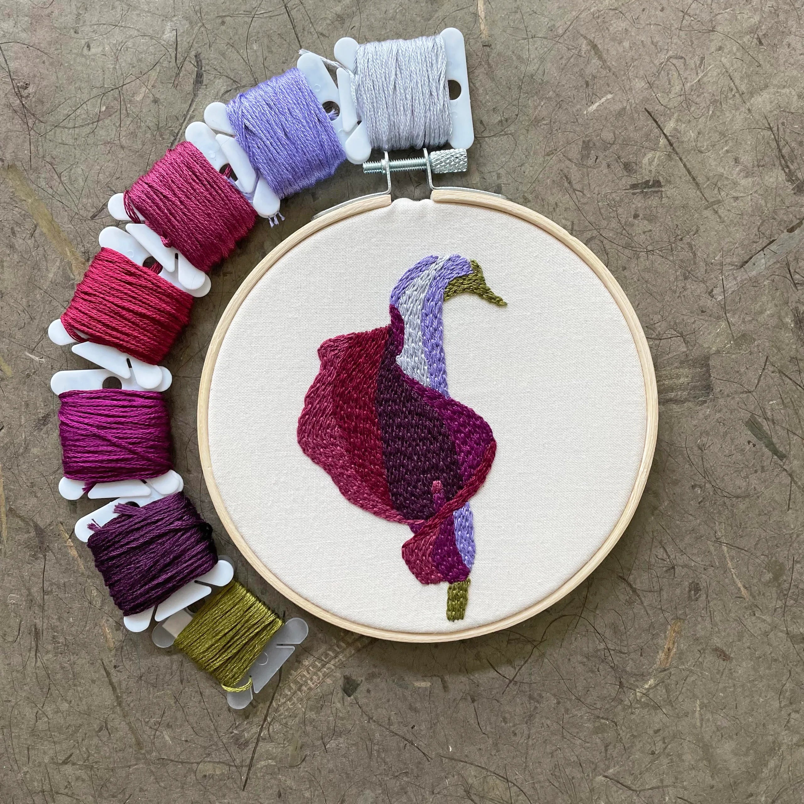 Kate Wyatt Embroidery Kit - Calla Lily – Calliope Quilts