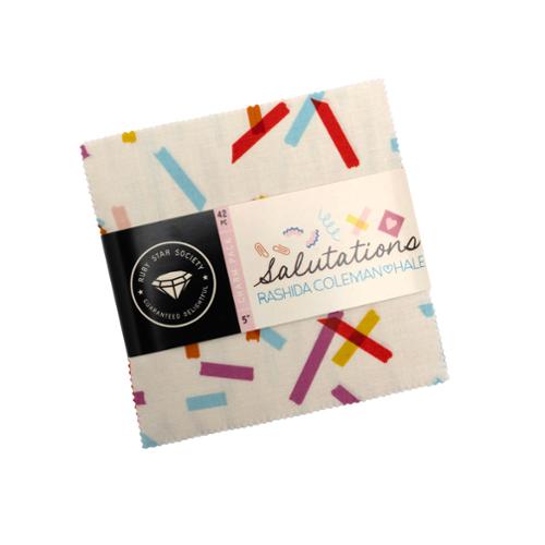 Salutations - Ruby Star - 5" Charm – Calliope Quilts