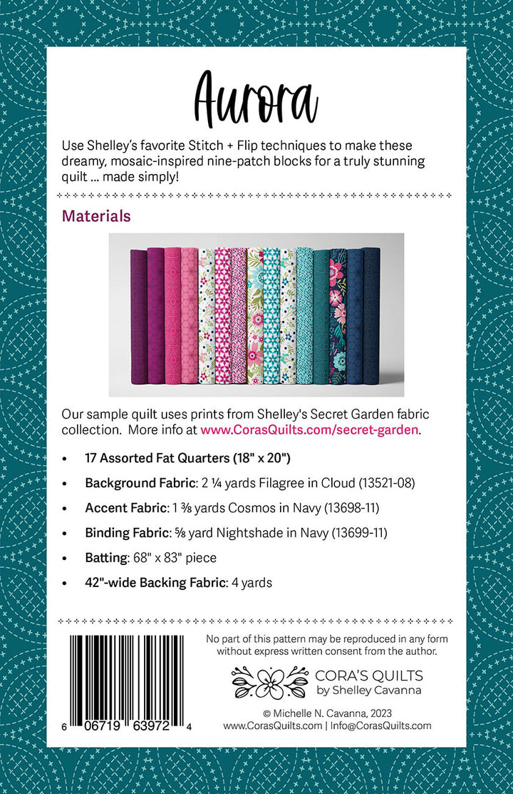 Aurora Quilt Pattern - Cora's Quilts – Calliope Quilts