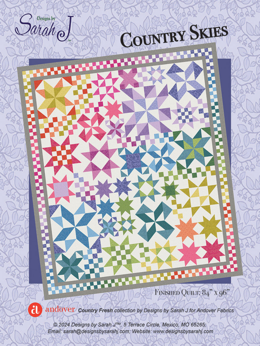 Country Skies Quilt Pattern – Calliope Quilts