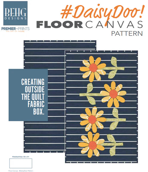 Daisy Doo! Floor Canvas Kit – Calliope Quilts