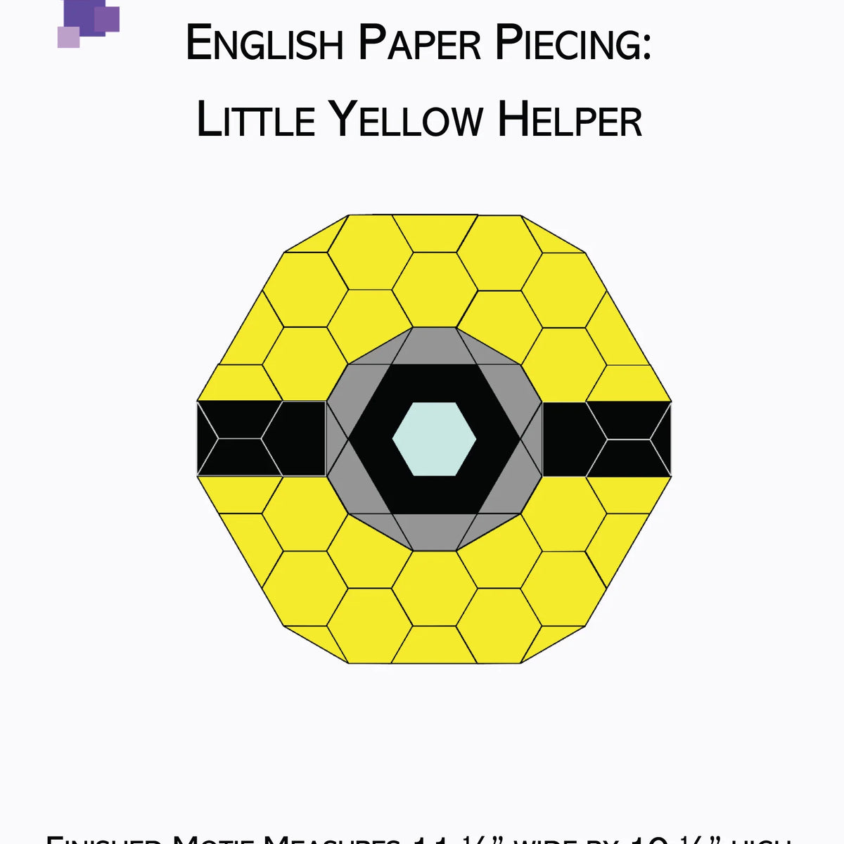 English Paper Piecing: Little Yellow Helper - Quiltoni – Calliope Quilts