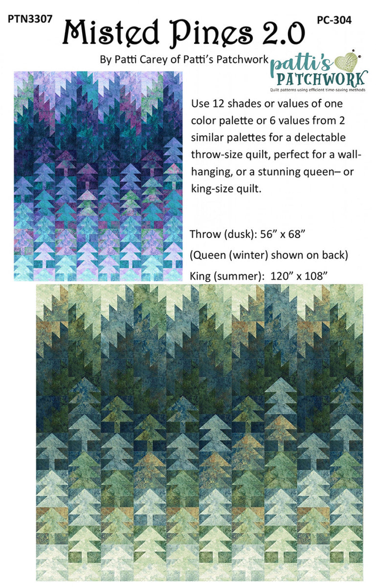 Misted Pines 2.0 – Calliope Quilts