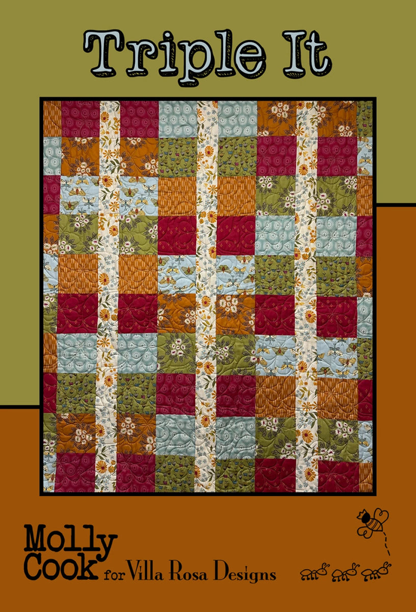 Triple It Quilt Pattern – Calliope Quilts