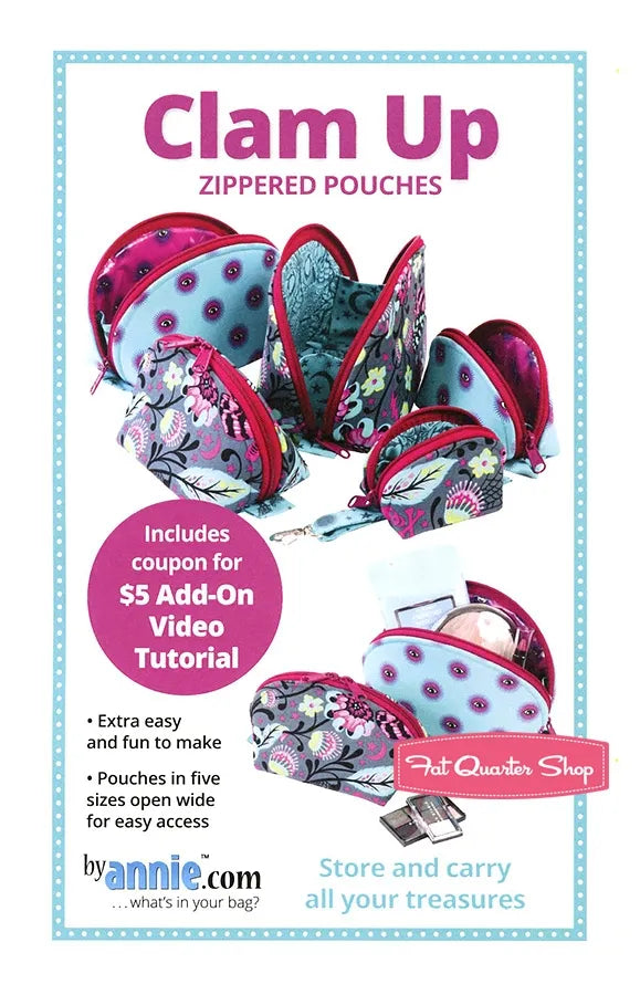 Clam Up Sewing Pattern – Calliope Quilts