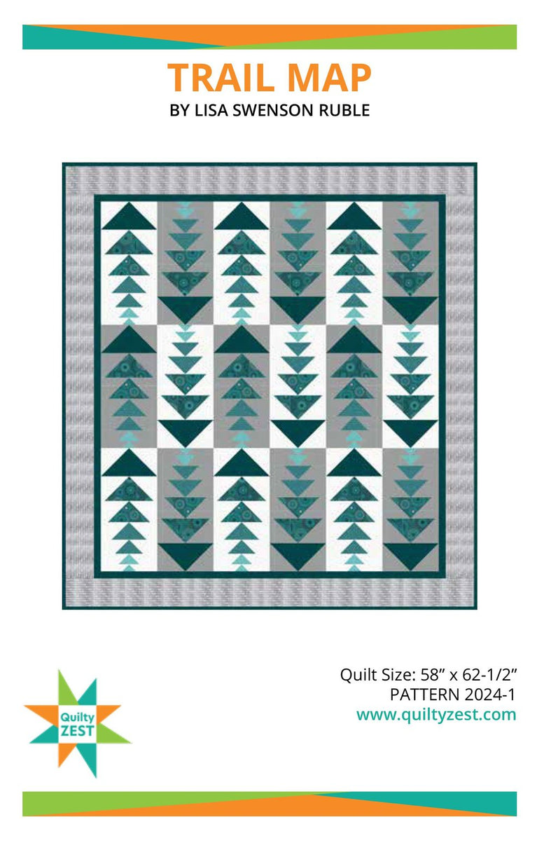 Trail Map Quilt Pattern – Calliope Quilts