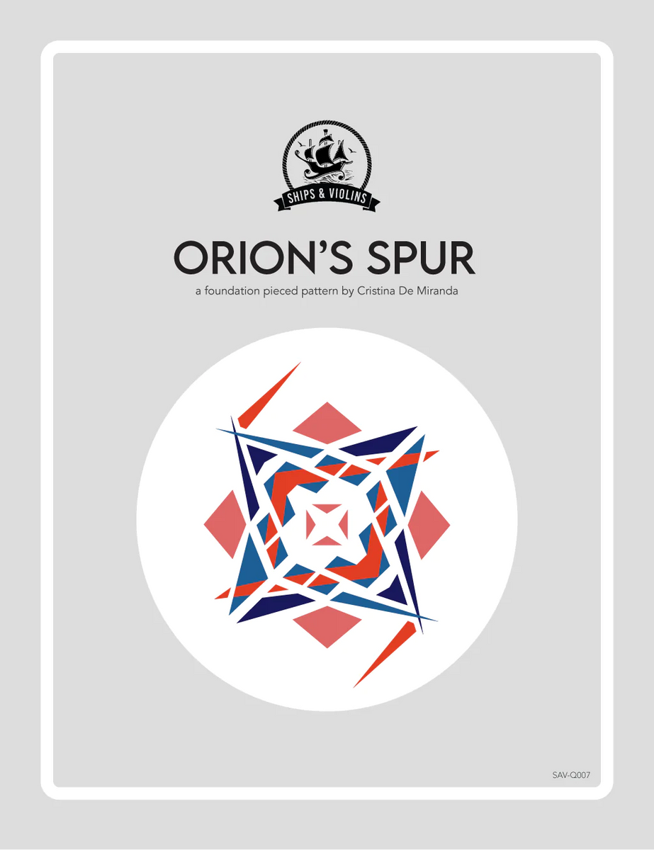 Orion's Spur Pattern – Calliope Quilts